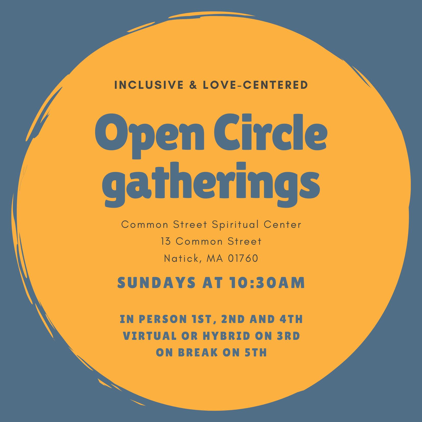 Common Street Spiritual Center – An inclusive, love-centered community